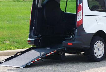 Ford Transit Connect Mobility Van with FlexFlat Wheelchair Ramp
