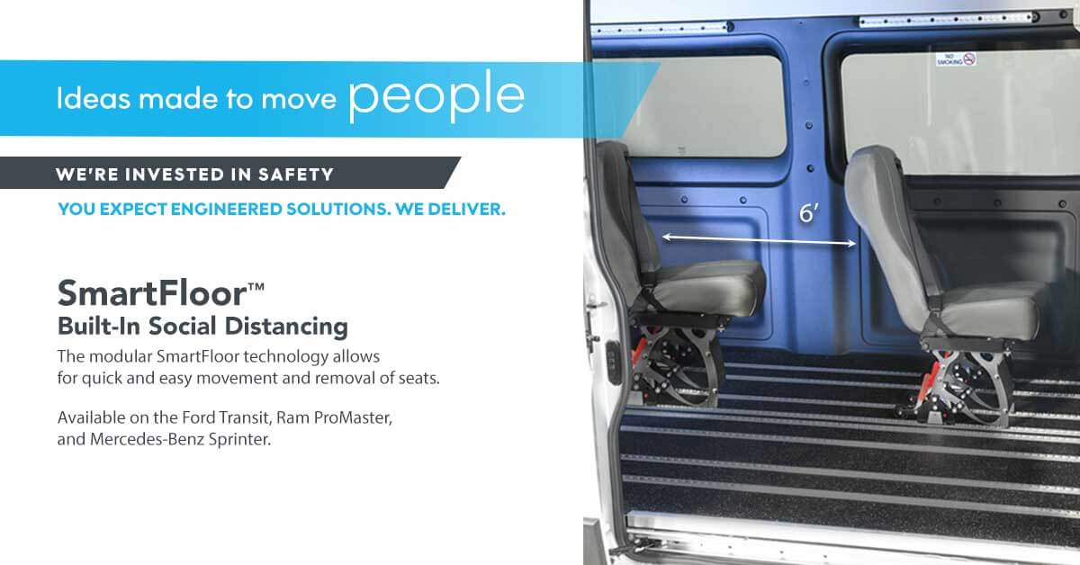 SmartFloor System for Commercial Wheelchair Vans and Transporters