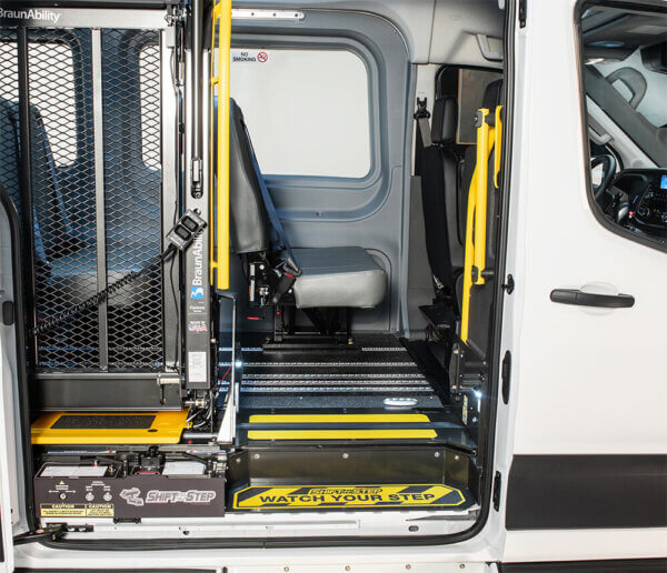 Ford Transit Shift N Step Conversion - Driverge Vehicle Innovations