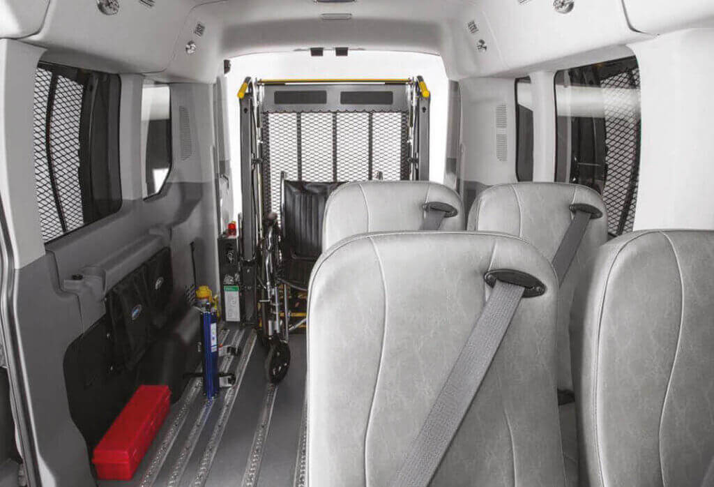 Ford Paratransit Van with Rear Wheelchair Lift - Driverge Vehicle ...